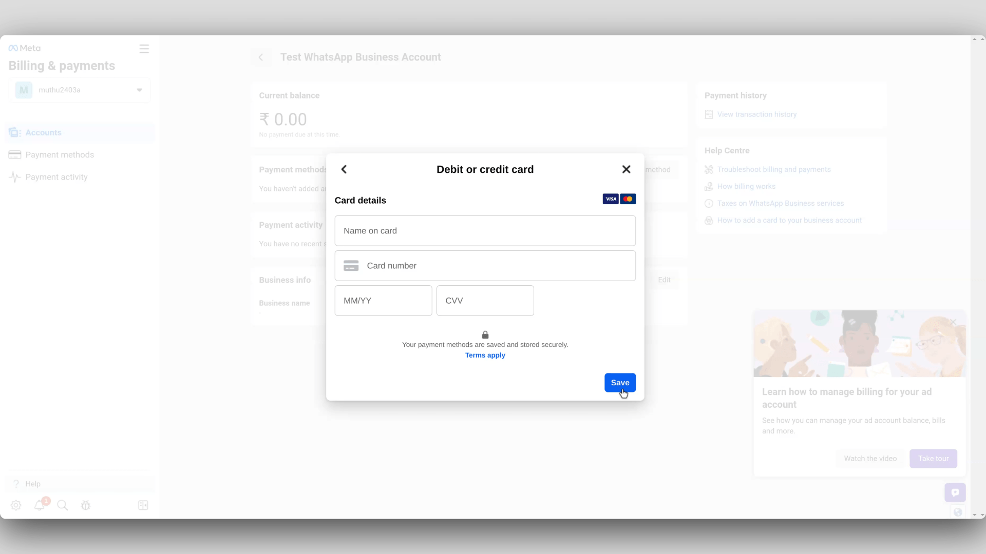 How to Add a Payment Method to Your WhatsApp Business Account Using Meta Business Suite: A Step ...