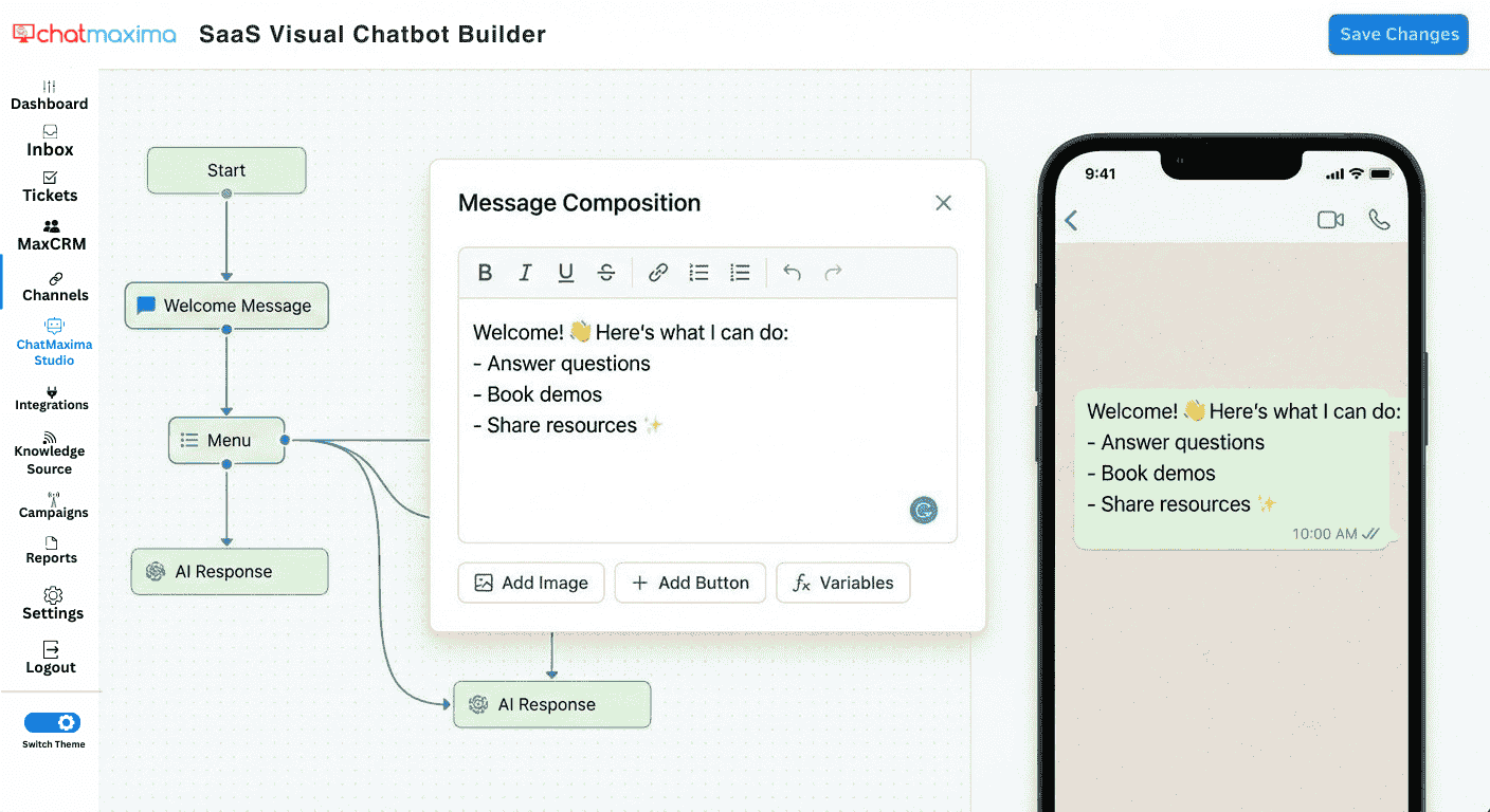 How to Build a WhatsApp Chatbot Without Code (2026 Guide)
