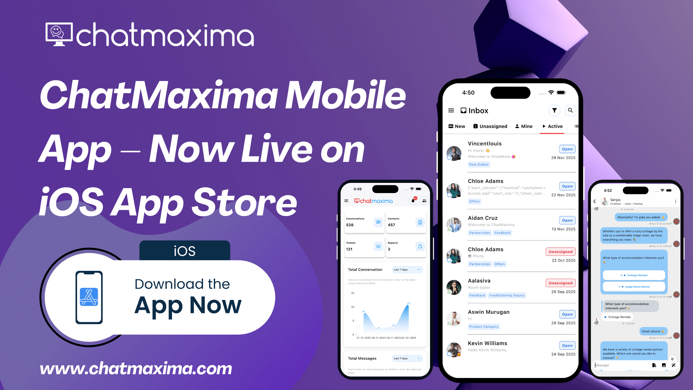 ChatMaxima Mobile App – Now Live on iOS App Store - ChatMaxima Blog